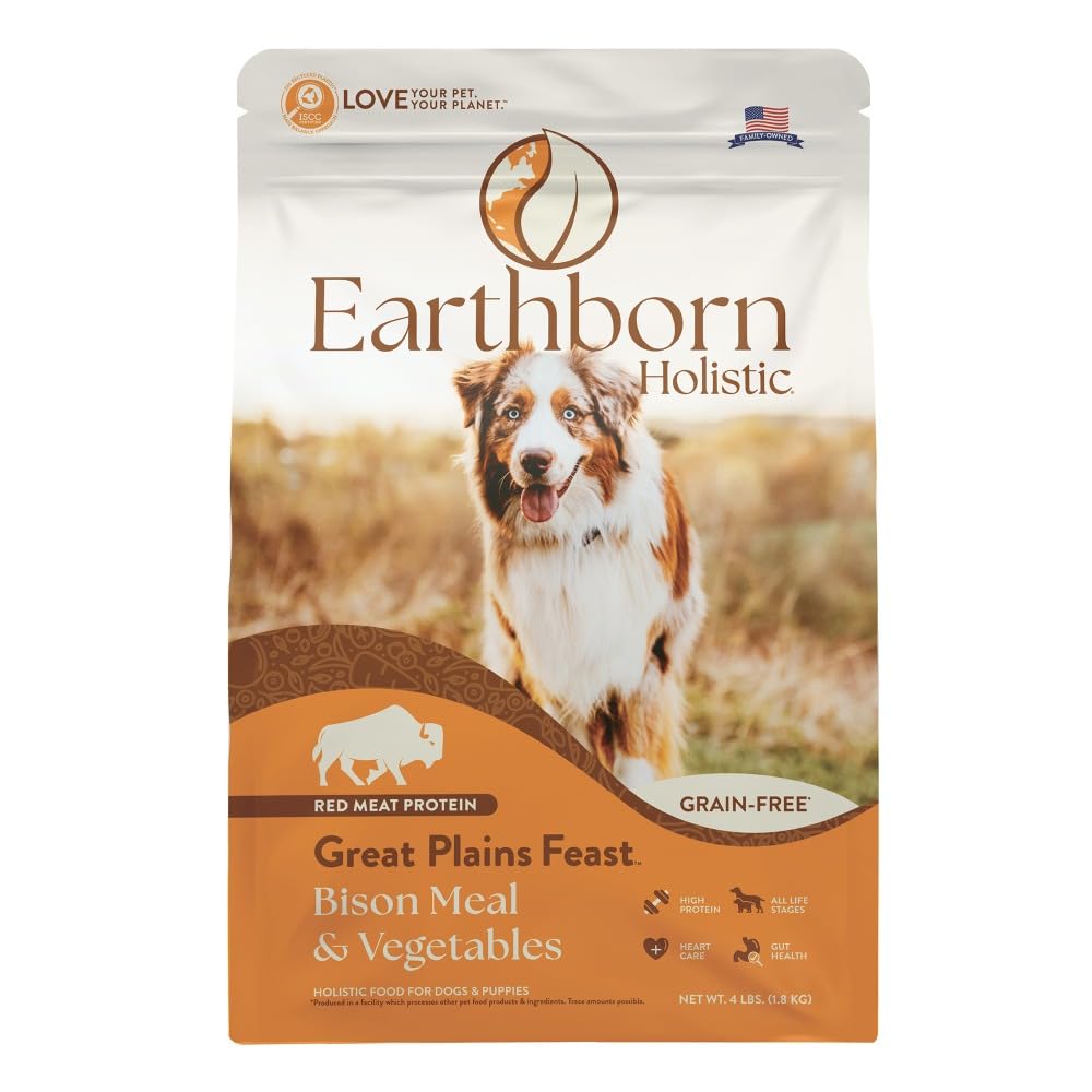 Earthborn Holistic Great Plains Feast Grain-Free Natural Dry Dog Food, 12.5 lb