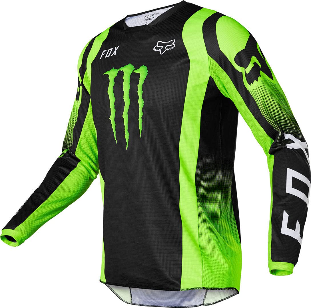 Fox Racing 180 Monster Motocross Jersey, Black, X-Large