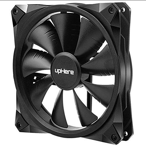 uphere 140mm Case Fan 3-Pack Computer Case Fan with Advanced Hydraulic Bearing for Silent Operation Standard 140 mm Case Fan 3 Pack with 3 Pin & Molex /(BK143-3)