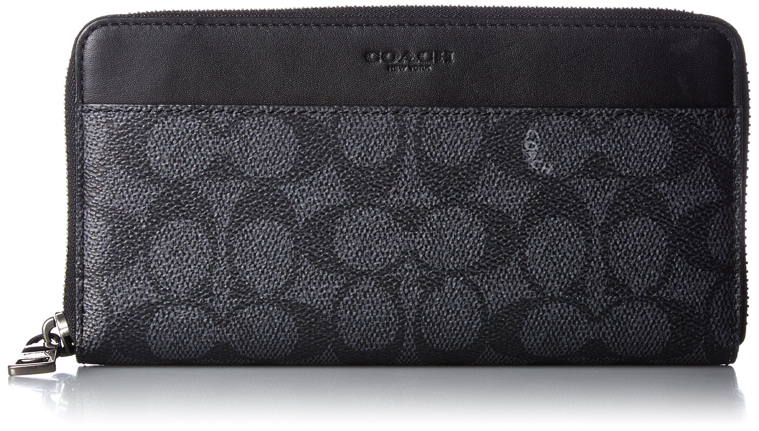 Coach Signature Canvas Accordion Wallet
