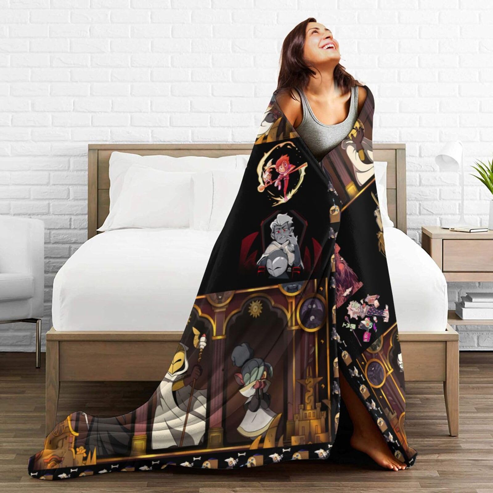Blanket Flannel Throw Blanket Couch Plush Throw Blanket for Kids and Girls for Sofa Supersoft Cozy