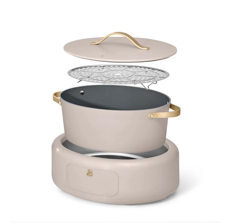 Beautiful 10 in 1 Electric Multi-Cooker, Porcini Taupe by Drew Barrymore