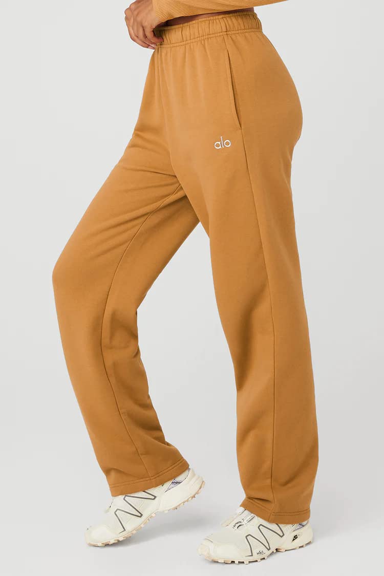 Alo Yoga Accolade Straight Leg Sweatpant, Toffee Large