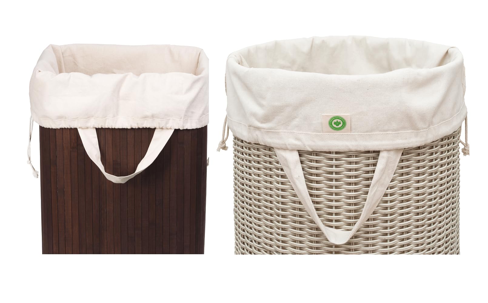 College Dorm Laundry Bags - Versatile and Heavy Duty College Laundry Hamper Liner with Drawstring - Canvas Laundry Basket Liner - 100% Cotton, Washable and Foldable Cloth Laundry Bags (1 Pack)