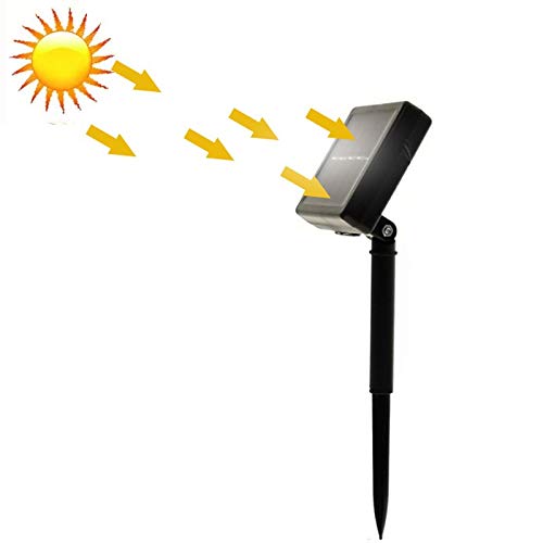 CHNOOI 72ft 22M 200 LED Solar Light Bar Home Garden Copper Wire String Lights Fairy Outdoor Solar Powered Christmas Party Decoration (Size : 12m)