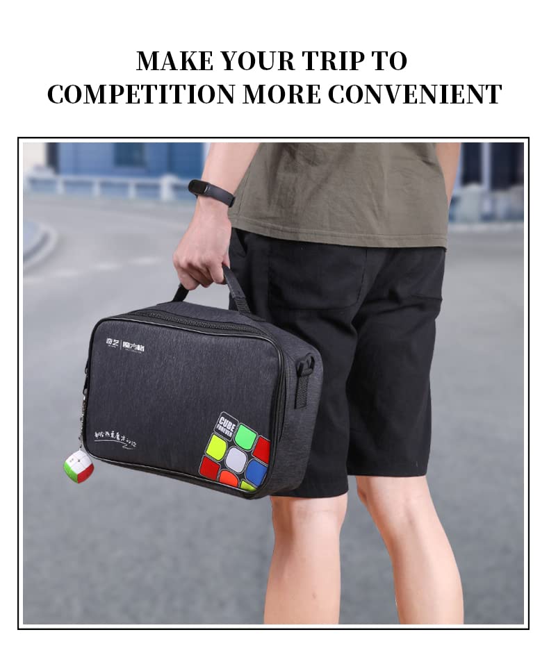 Taolele QY Toys Carrying Bag Box Storage Case Portable Handbag Shoulder Bag for Magic Cubes Game Tourism Traveling
