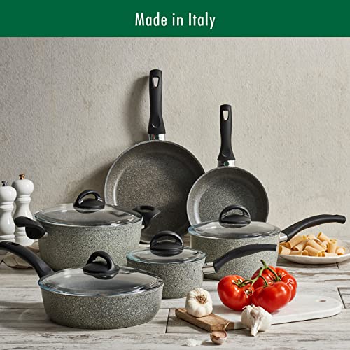 BALLARINI PARMA by HENCKELS 2-pc Nonstick Pot and Pan Set, Made in Italy, Set includes 10-inch and 12-inch fry pan