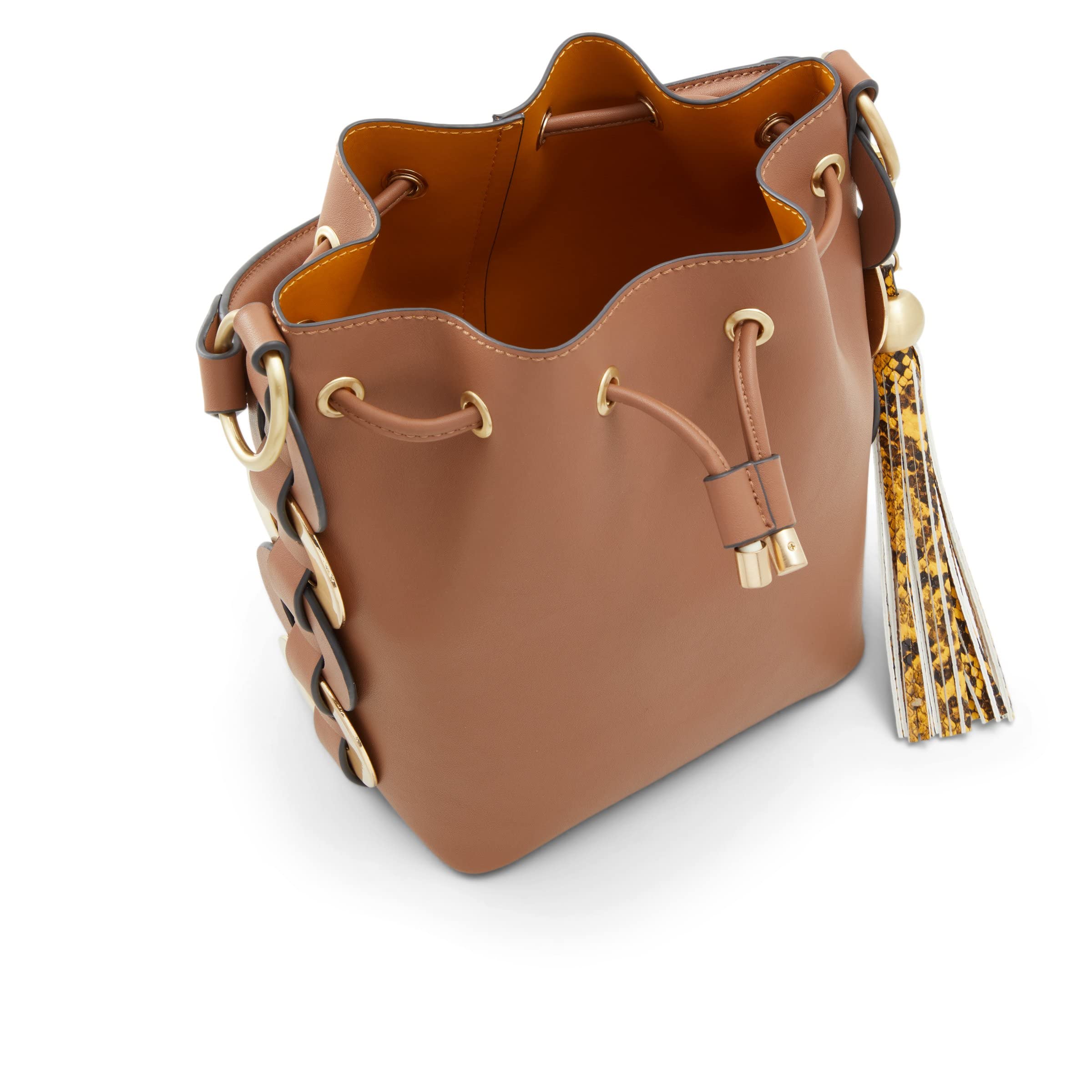 ALDO Women's Gisa Bucket Bag, Cognac
