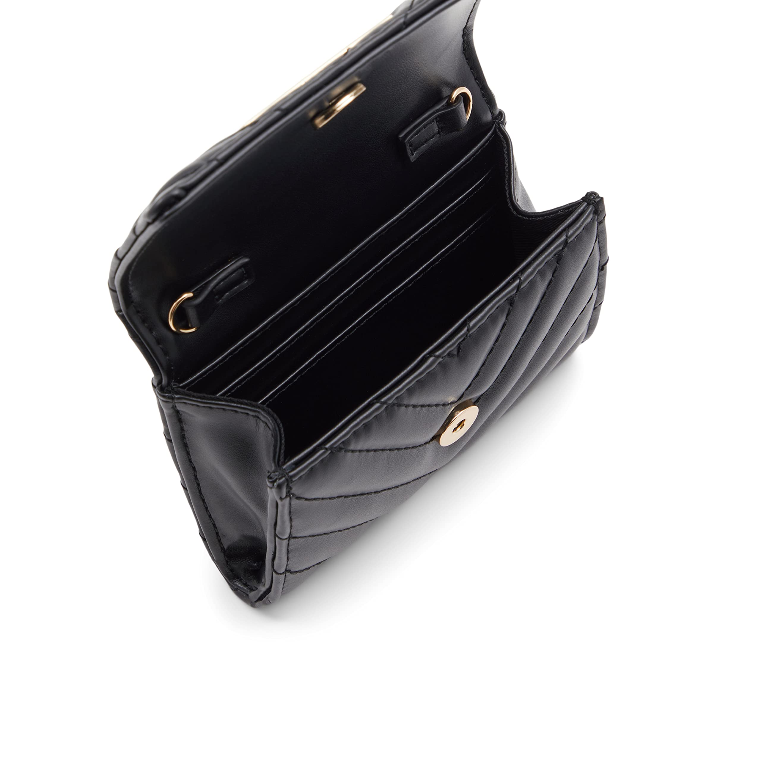 ALDO Women's Ocoman Wallet On A Chain, Black