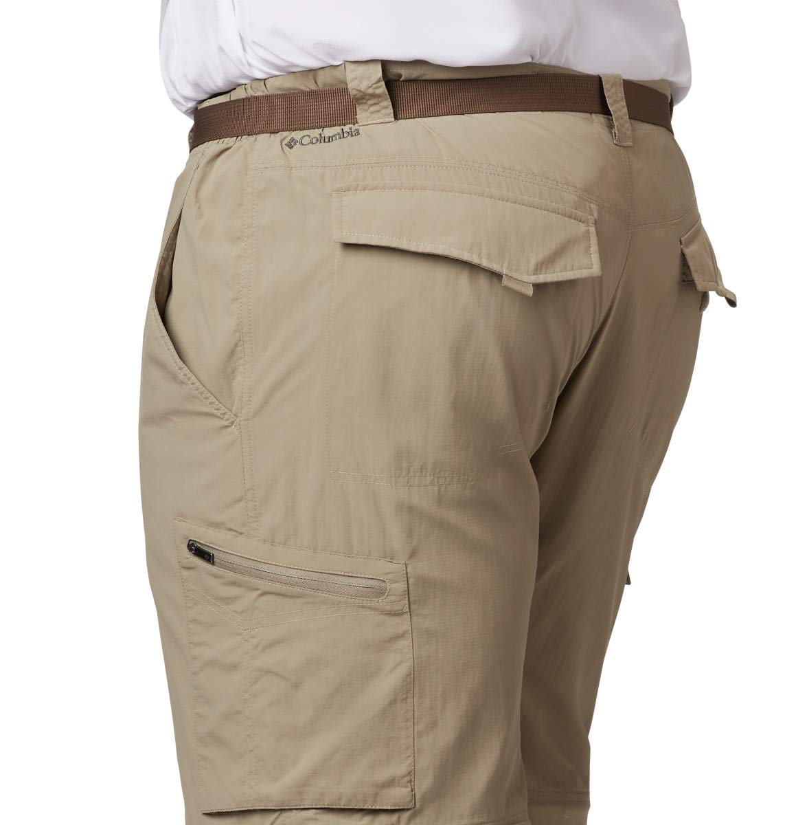 Columbia Mens Ridge Silver Ridge Convertible Pant, Tusk, 34W x 30L US