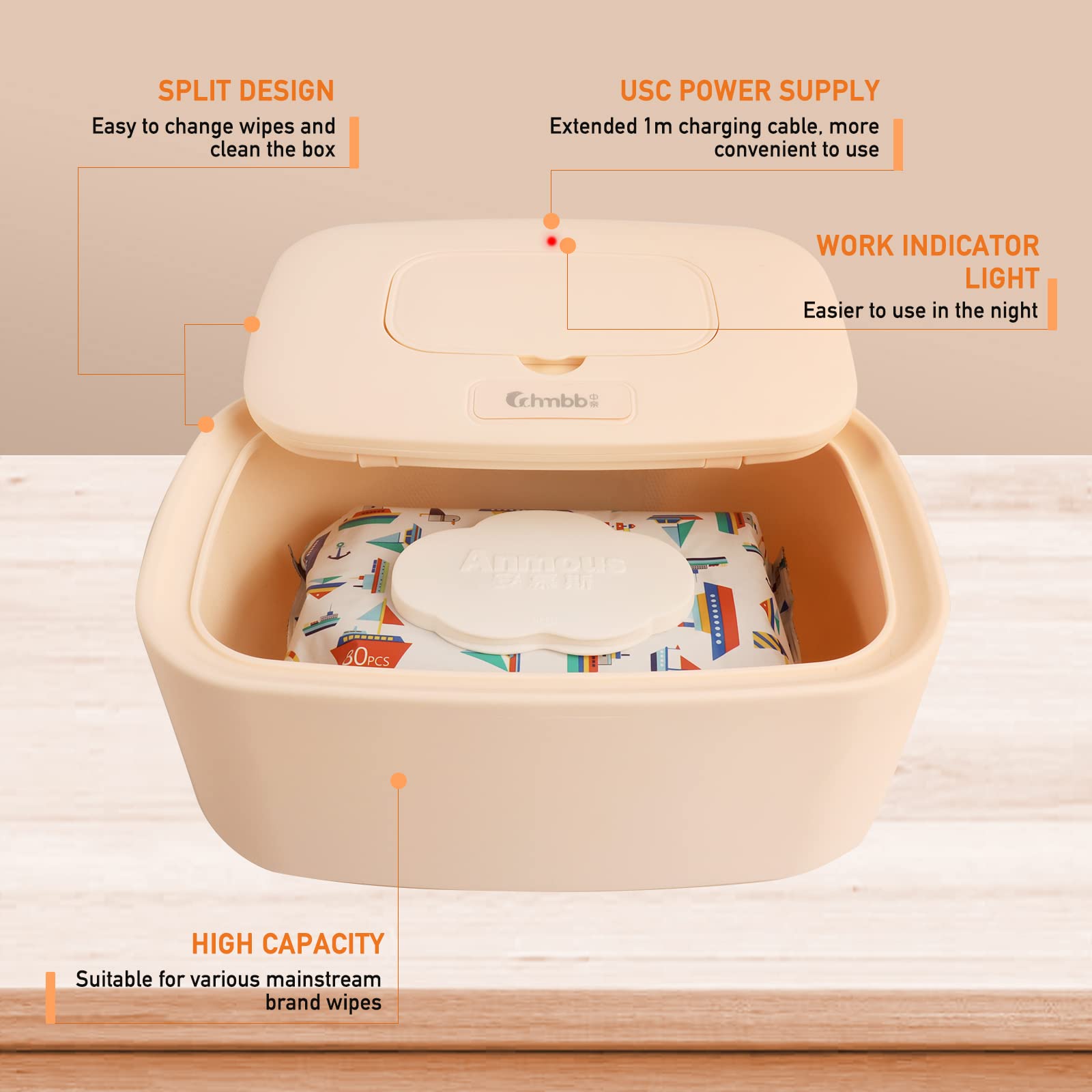 Baby Wipe Warmer and Baby Wet Wipes Dispenser | Baby Wipes Warmer for Babies