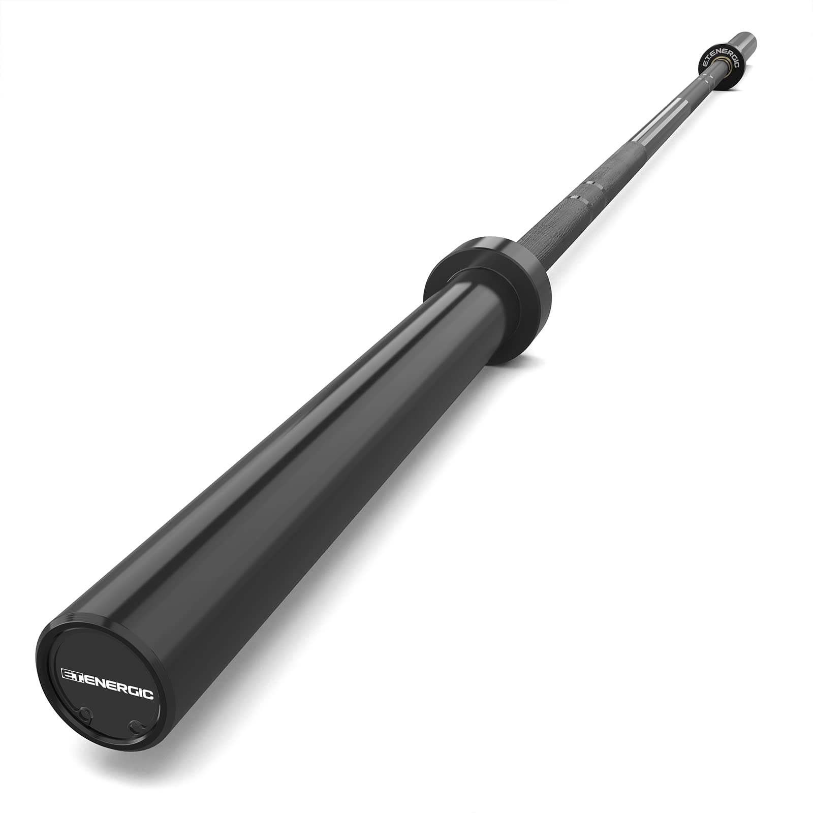 E.T.ENERGIC Olympic Barbell Bar 7 Foot Load 1500-lbs Capacity Available, for Gym Home Exercises, Weightlifting, Powerlifting