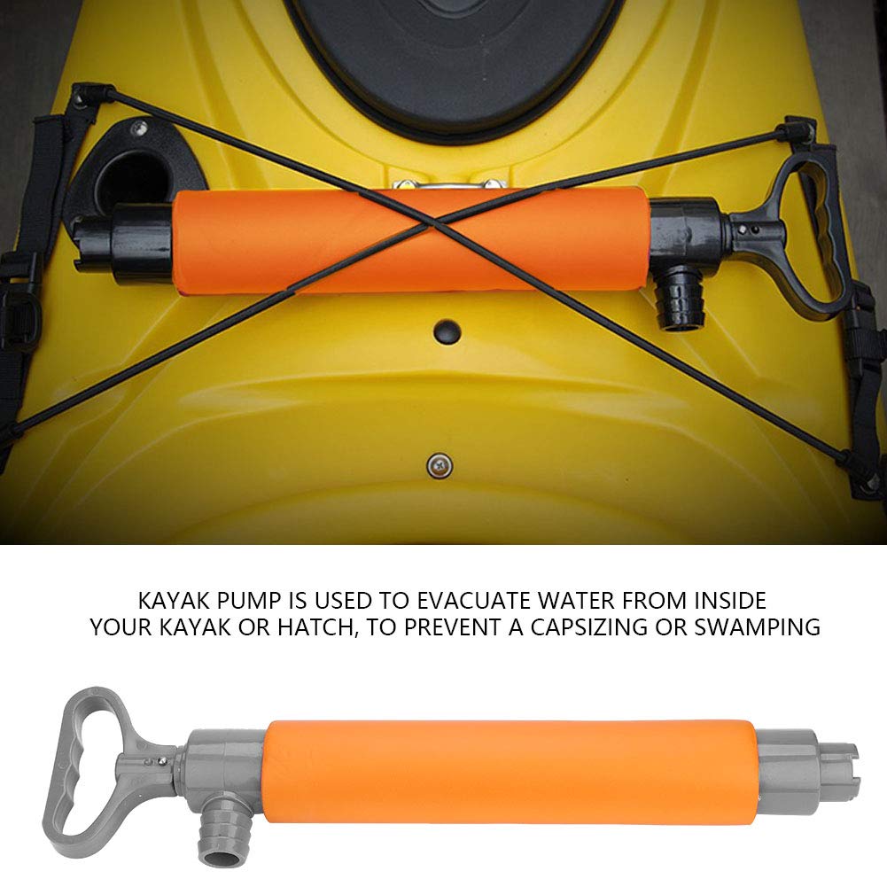 AUHX Kayak Hand Pump, Floating Hand Pump Kayak Accessories Kayak Pump for Boat
