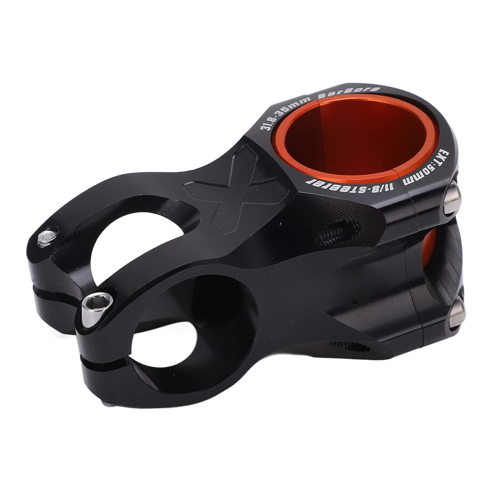 AUHX Short Bike Stem, Bicycle Stem 3D Forging High Hardness Integral Hollow Molding for Road Bike