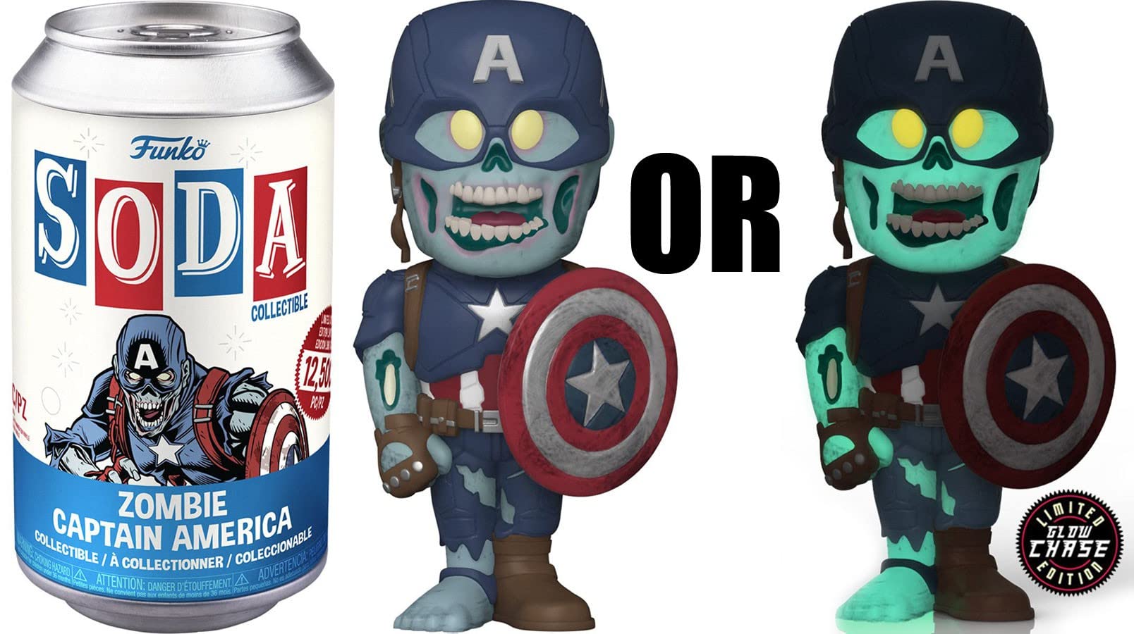 FUNKO VINYL SODA: What If - Zombie Captain America (Styles May Vary)