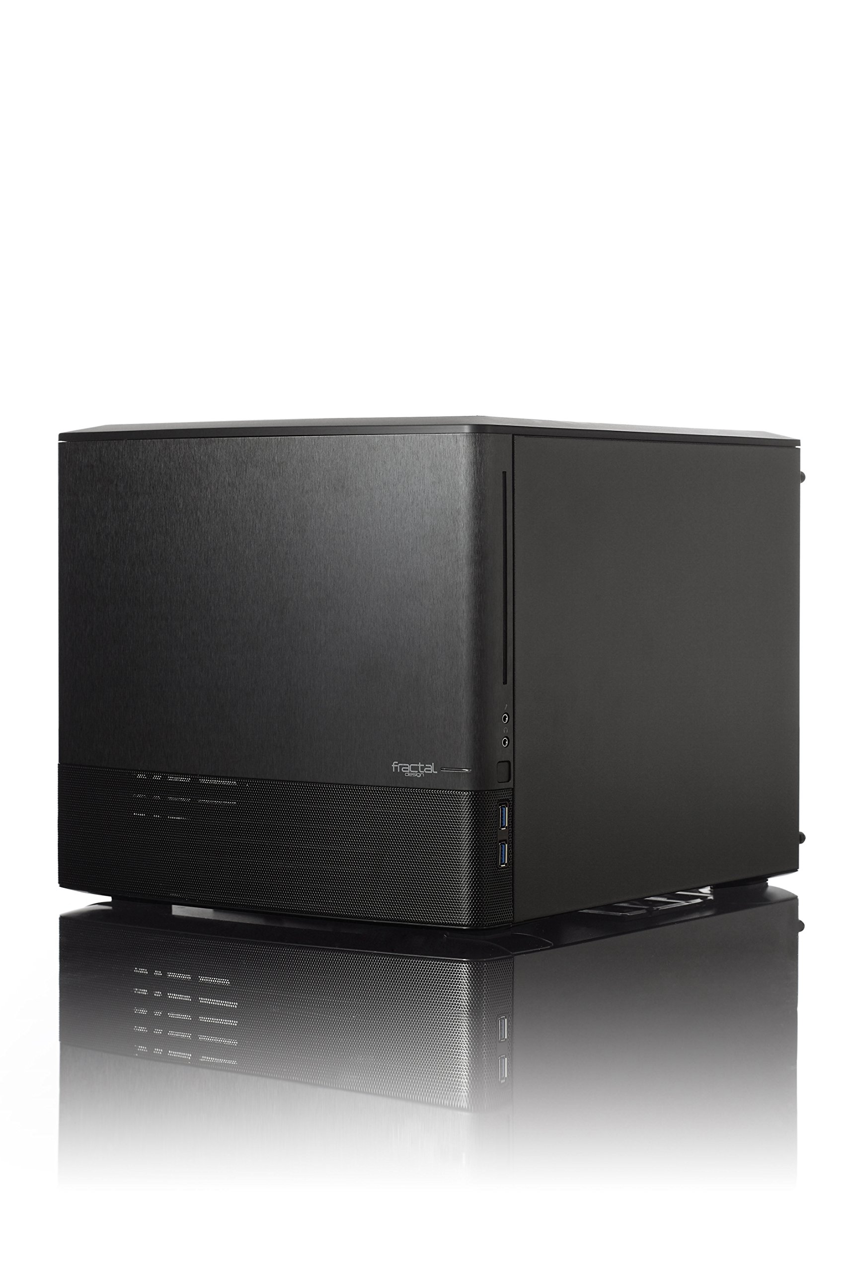 Fractal Design Node 804 No Power Supply MicroATX Cube Case FD-CA-NODE-804-BL, Black