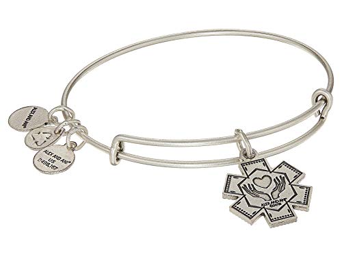 Alex and Ani Medical Professional Bangle Rafaelian Silver One Size