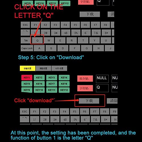 BAILIY Wireless Bluetooth 12 Keys Double Knob Mini Mechanical Keyboard Custom Macro Keyboard Programming Gaming Keyboard DIY Shortcuts