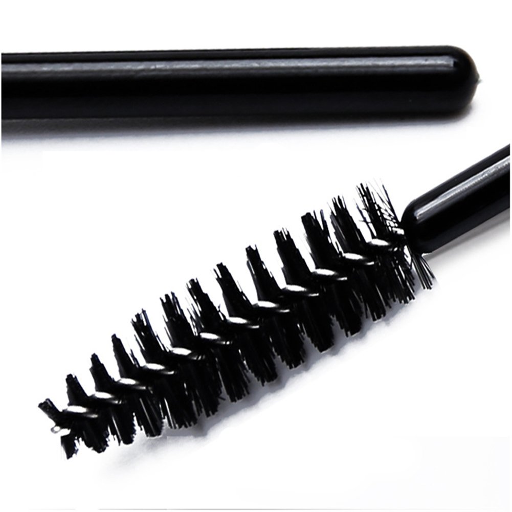 Scala 100pcs Microbrushing one-time Disposable Eyelash Brushes Disposable Eyelash Brushes Mini Mascara Applicator Natural Extention Wands Makeup Brushes Tool (100pcs)