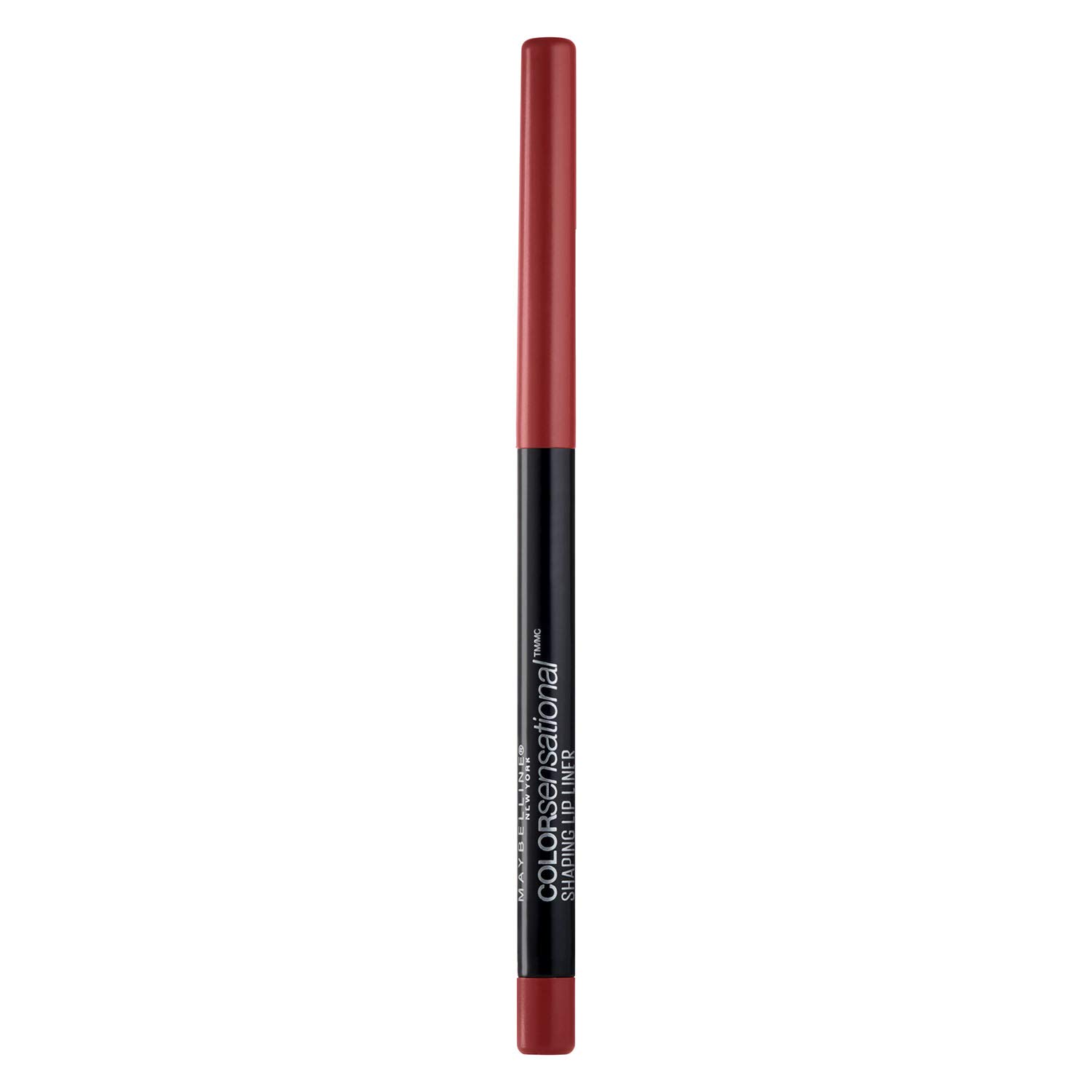 Maybelline Color Sensational Shaping Lip Liner with Self-Sharpening Tip, Brick Red, Red, 1 Count