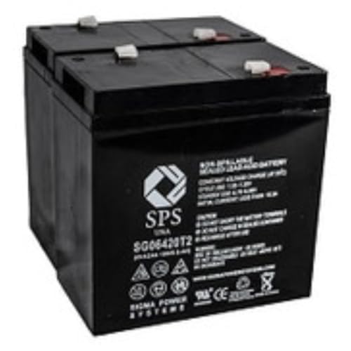 SPS Brand 6V 42Ah Replacement Battery for Tork 175LL (2 Pack)