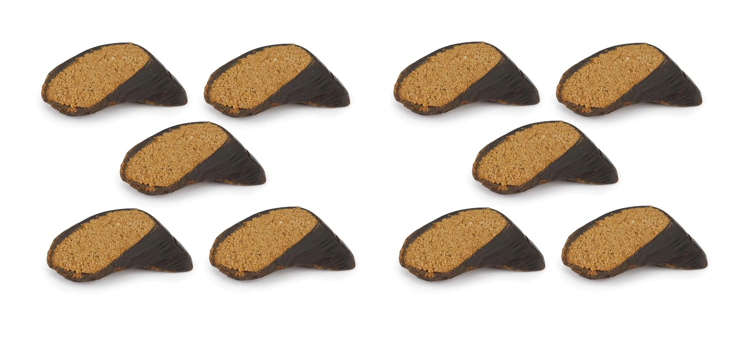 MPP Dog Dental Chew Filled Cow Hooves All Natural Healthy Peanut Butter Flavored (10 Hooves)