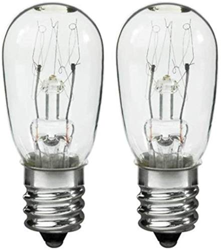 EFP Dryer Light Bulb for General Electric Dryers Replaces WE05X20431, WE4M305, WE04M0305, WE04X718, WE4X718, WE04X0718,WE4M305 | 10 Watt, 120 Volt - Includes 2 Bulbs