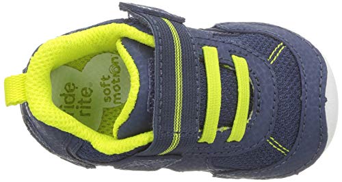 Stride Rite Soft Motion Jamie Running Shoe, Navy, 3 M US Infant