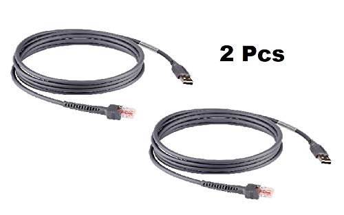 Symbol LS2208 USB Cable CBA-U01-S07ZAR (2 PACK)