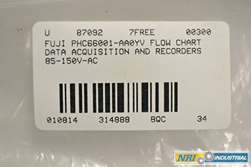 FUJI PHC66001-AA0YV FLOW CHART DATA ACQUISITION AND RECORDER 85-150V-AC B314888