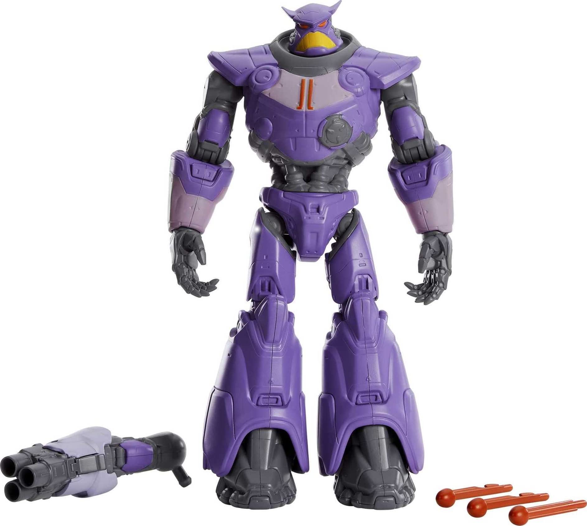 Mattel Disney and Pixar Lightyear Action Figure, Zurg Character Collectible with 13 Moving Joints & Authentic Detail, 10 inch