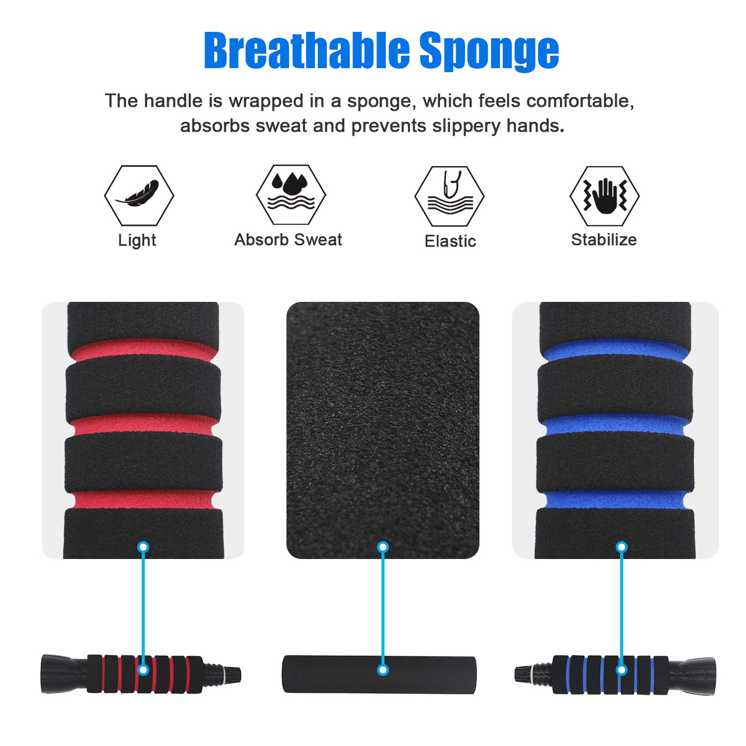 AMVR Long Lightsaber Grip Gamepad Handle Stand for Oculus Quest or Rift S Touch Controllers Playing Beat Saber Game