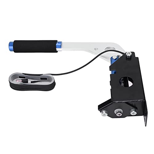 Game Handbrake, High Hardness Aluminium Alloy Easy Installation Linear Game Handbrake for G27 G25 G29(Blue)