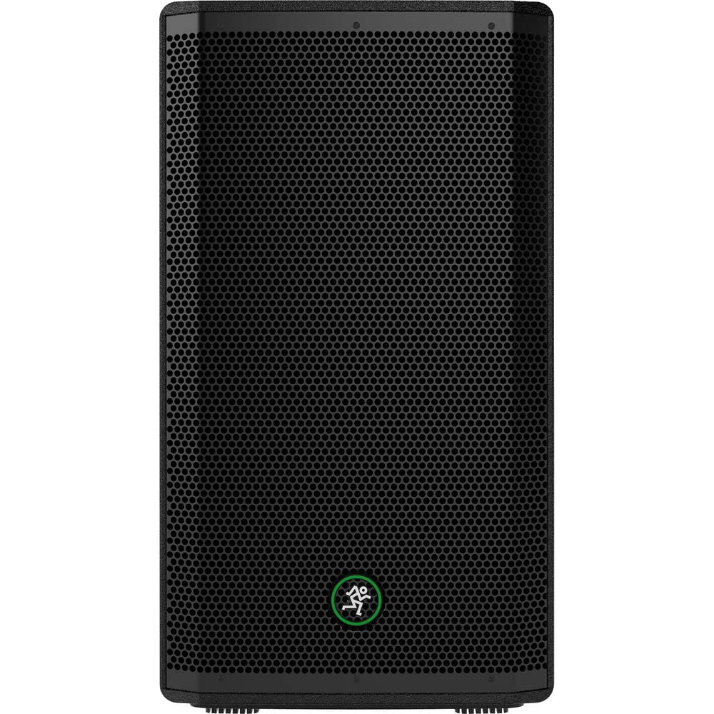 Mackie Thrash212 12-Inch 1300W Powered PA Loudspeaker System, Black (Pair) Bundle with Steel Speaker Stands with Tripod Base and Carrying Case and 2X XLR-XLR Cable