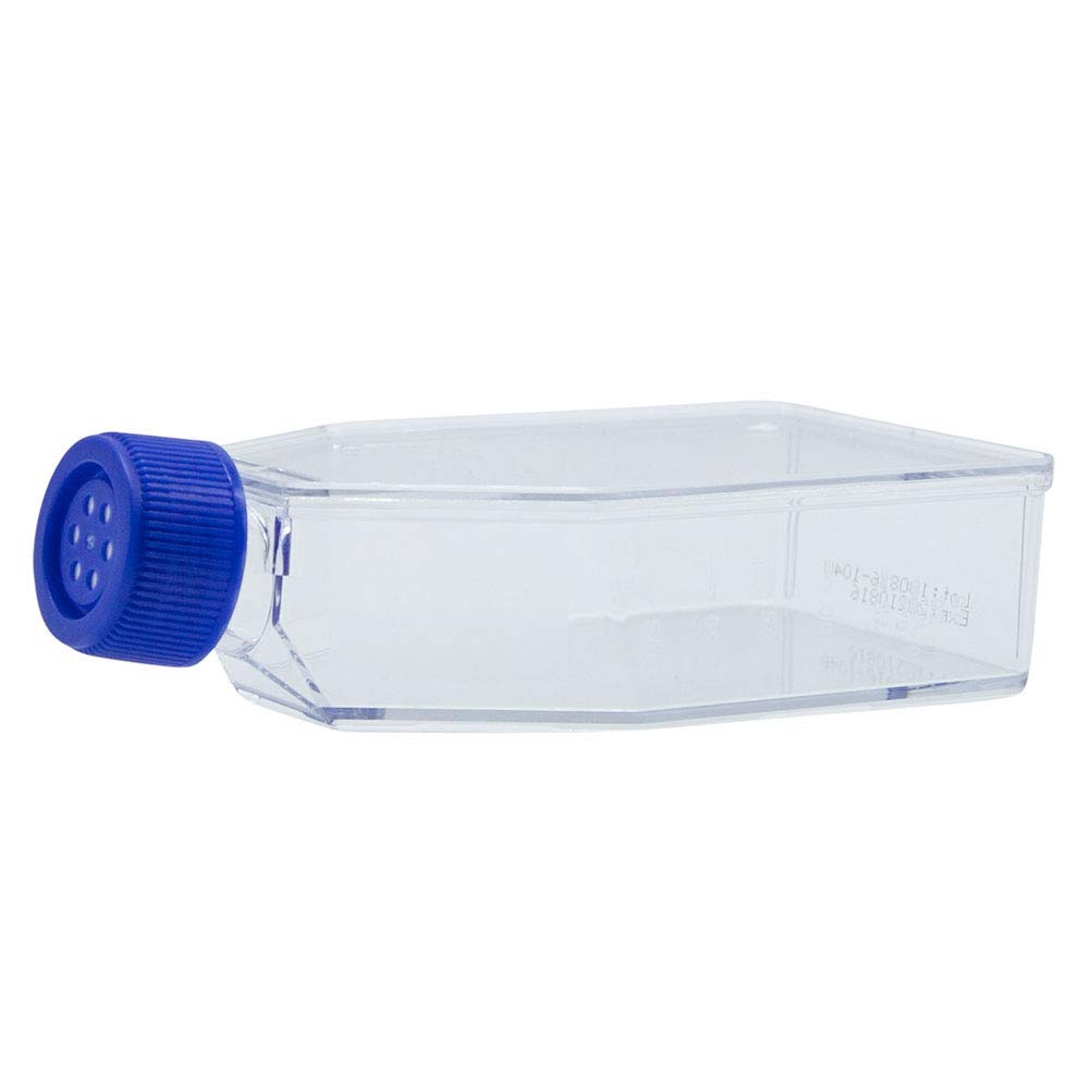 TC Treated Flasks, 250ml, Vented, Growth Area: 75.0cm2, 5 per Sleeve, 100 Flasks/Unit