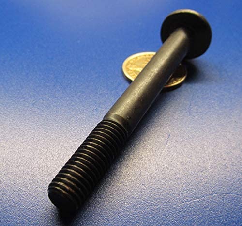 Class 10.9 Black Oxide Steel Flange Bolts M10 x 1.5 mm x 90 mm Long PT 10 pcs