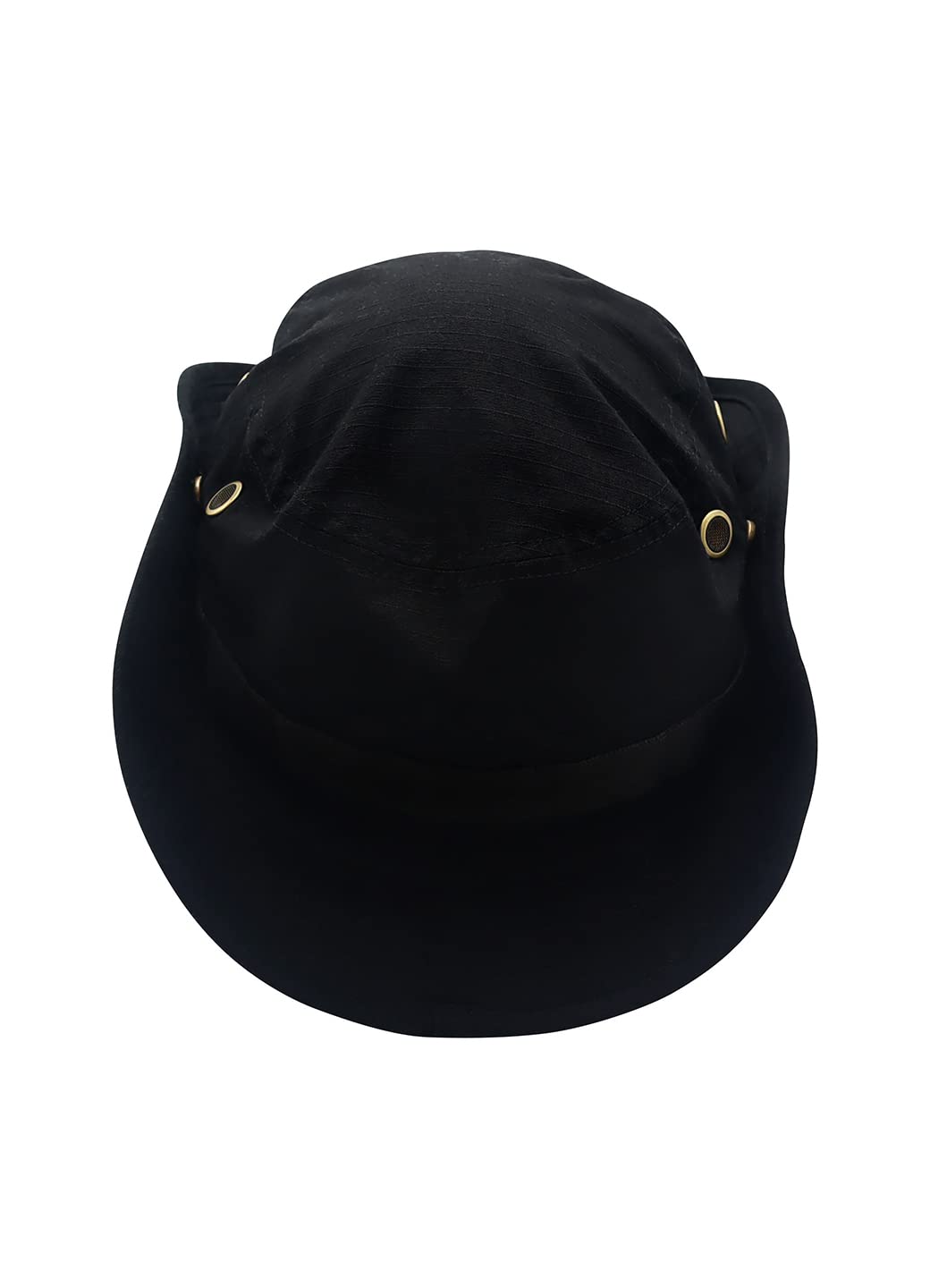 Avalanche Bucket Hat Foldable Fishing Boonie Hat with Neck Flap Neck Shield Khaki