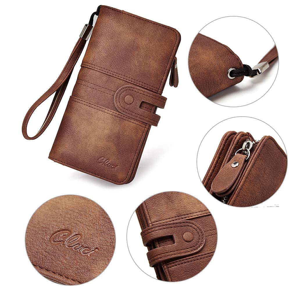 CLUCI Women Wallet Leather Bundles with Purses and Handbags for Women Designer Leather Hobo Tote