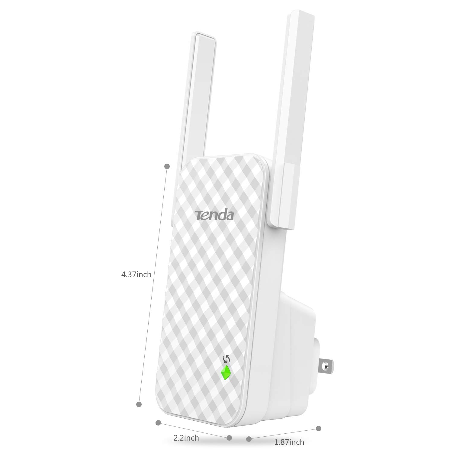 Tenda N300 WiFi Extender(A9), WiFi Extenders Signal Booster for Home, Single Band WiFi Range Extender, Internet Booster, Wall Plug Design, 2.4Ghz Only