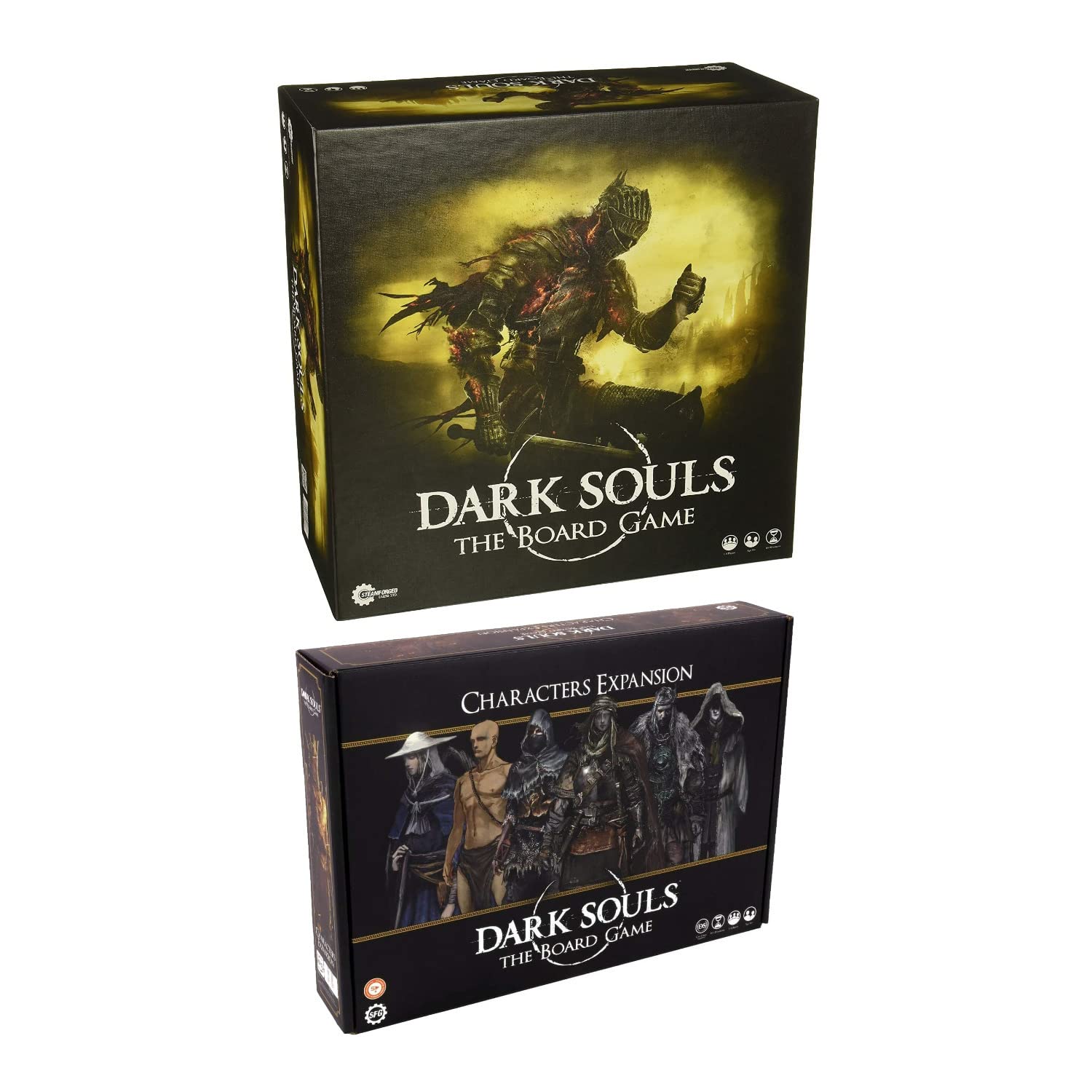 Dark Souls: The Board Game with Characters Expansion Bundle (2 Items)