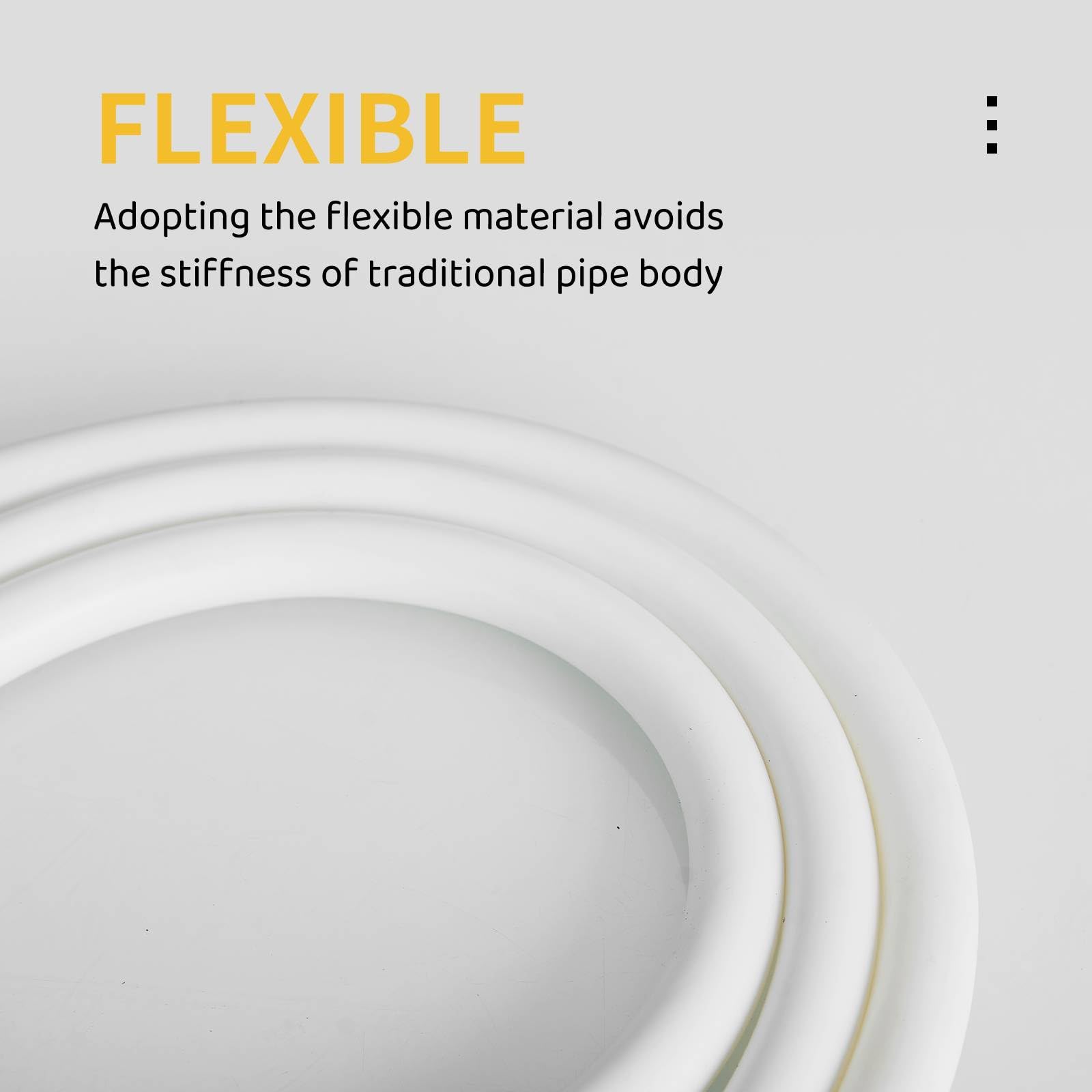 BESy Shower Hose 60 Inches Extra Long PVC Hose for Handheld Shower Head Flexible Hand Held Shower Hose Replacement RV Shower Hose for Bathing Toilet Cleaning Pet Bathing Matte Black