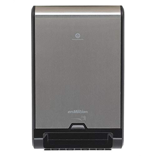 Enmotion Flex 59766 Automatic Touchless Paper Towel Dispenser by Georgia Pacific Pro, Stainless Steel, 1 Dispenser