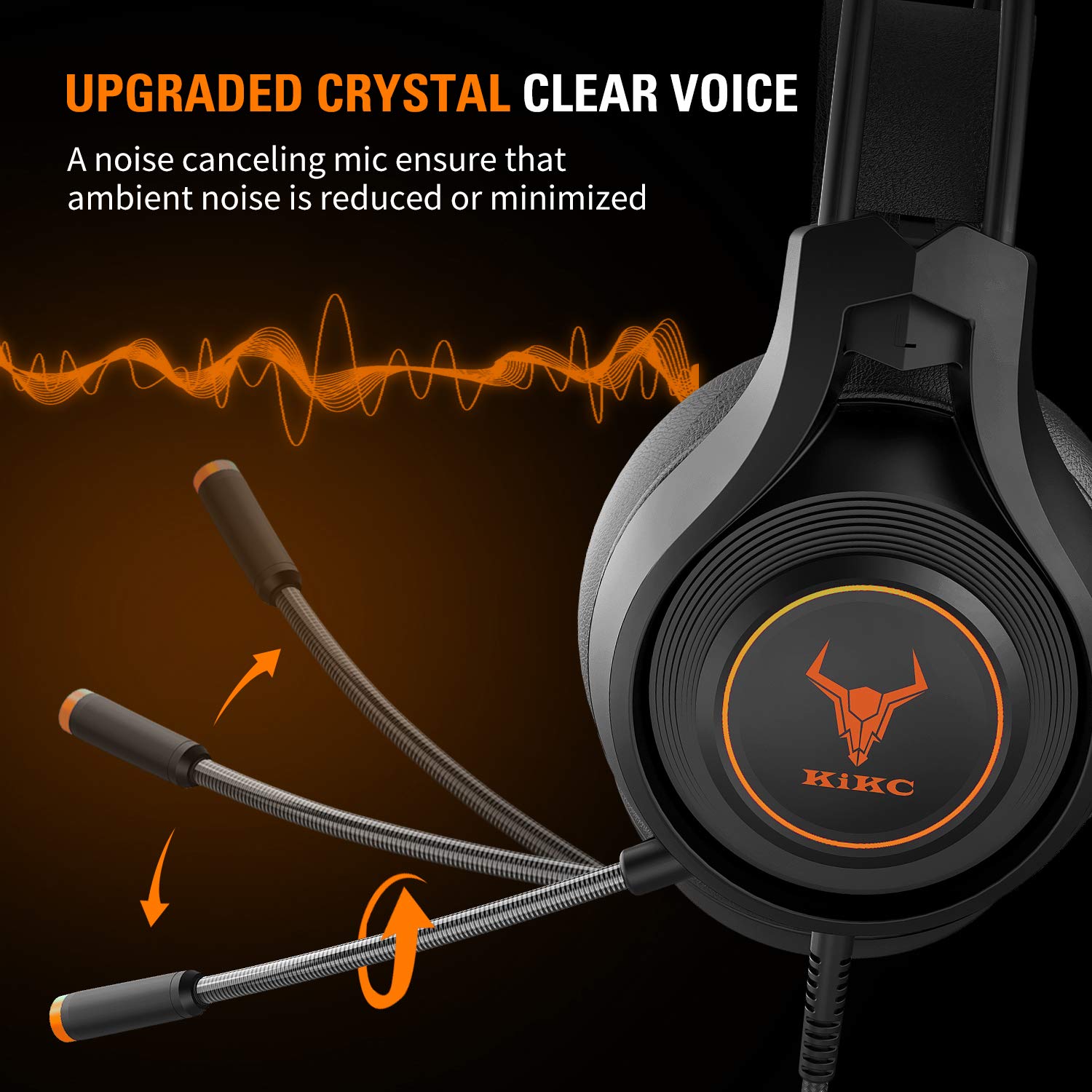 Gaming headsets PS4 Stereo Xbox one Headset Wired PC Gaming Headphones with Noise Canceling Mic, Over Ear Gaming Headphones for PC/MAC/PS4/Xbox one/Mobile Devices