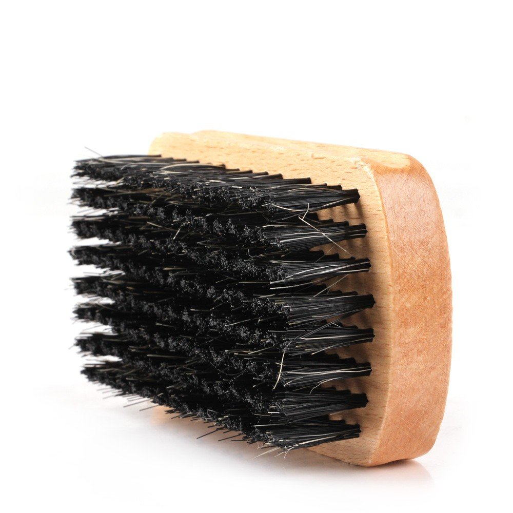 Soft Bristle Beard Brush for Men, Boar-Mix Bristle Beard Brush by Royal Shave, Tame, Soften Mustache & Beard Hair
