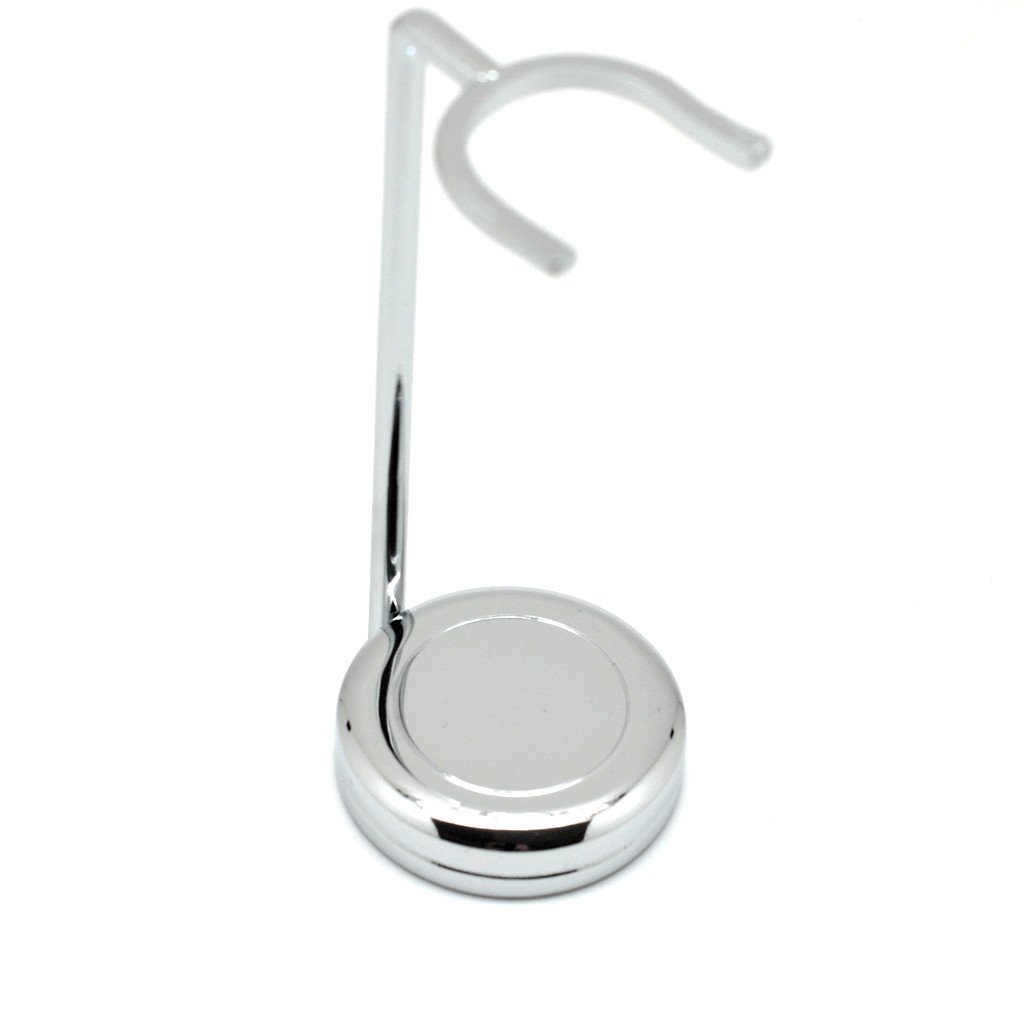 Solid Stainless Steel Shaving Brush Stand Holder Anti Slip Base