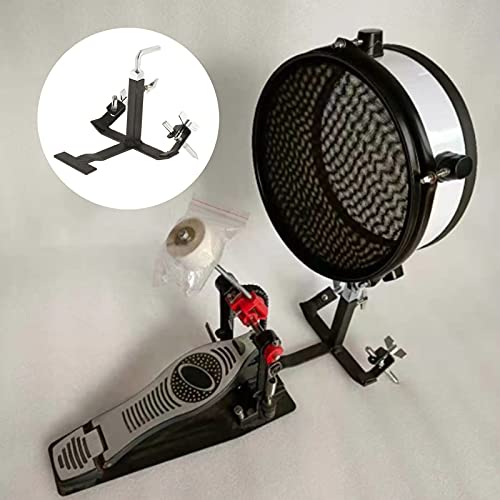 Colcolo Pedal Cowbell Bracket Multifunction Cowbell Percussion Pedals Percussion Mount for Practice Room