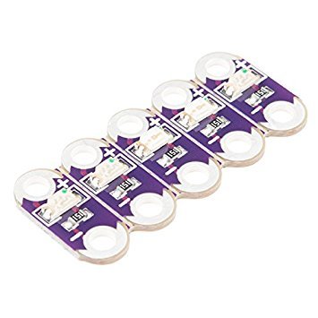SparkFun (PID 14011 Lilypad LED Green (5 LEDs)