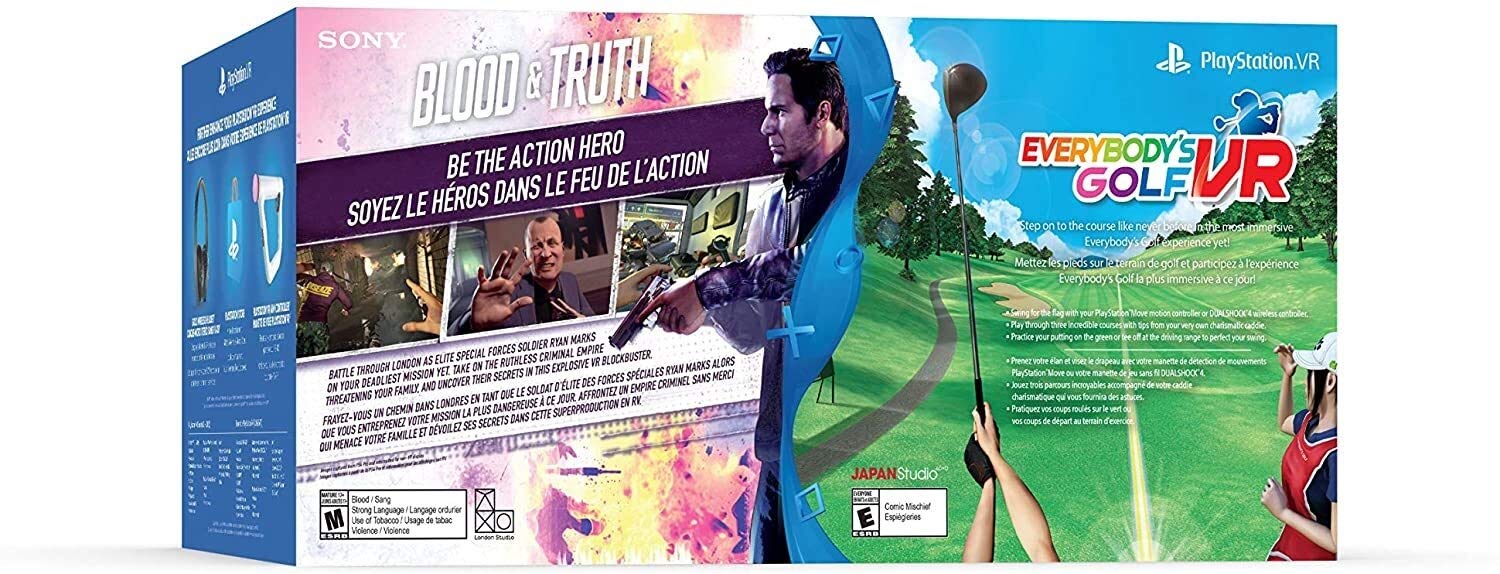 ETH QWER Playstation VR - Mega Blood + Truth Everybodys Golf Bundle