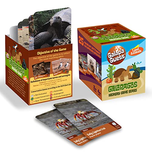 Galapagos Memory Game Land Animals Edition