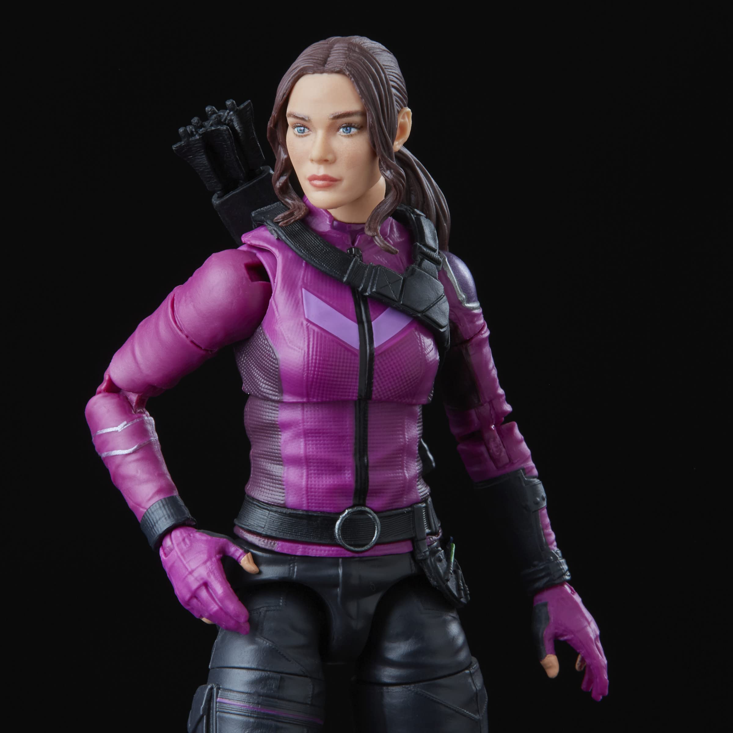 Marvel Legends Series MCU Disney Plus Kate Bishop Hawkeye Series Action Figure 6-inch Collectible Toy, 3 Accessories, 1 Build-A-Figure Part